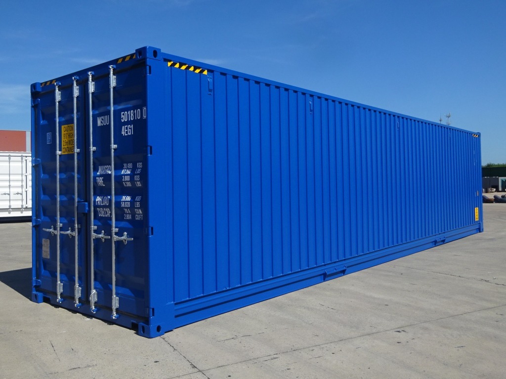 45-foot high cube shipping container